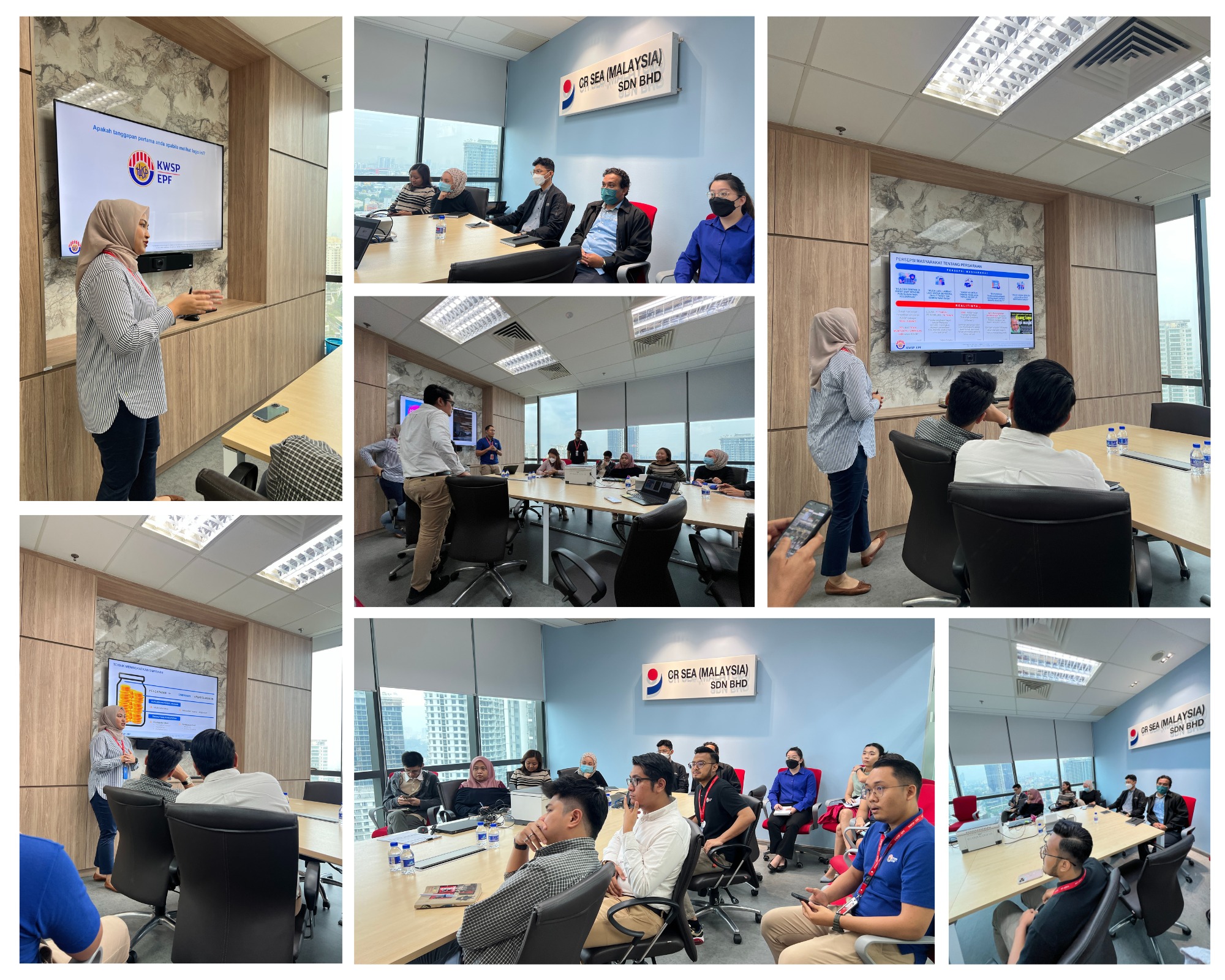 Informative talk conducted by KWSP – CR SEA (MALAYSIA) SDN BHD